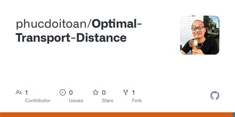 Github Phucdoitoan Optimal Transport Distance