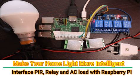 How To Use A PIR Motion Sensor With Raspberry Pi Raspberry Pi For Beginners YouTube