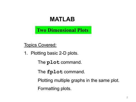 Matlab Plotting Ppt