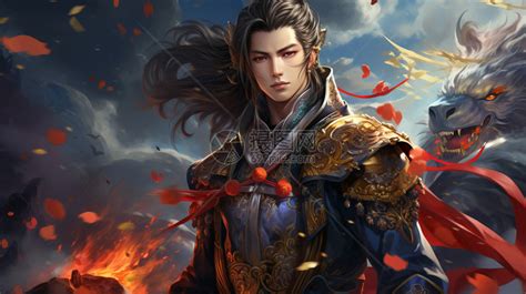 身穿盔甲的将军插画图片下载 正版图片600589968 摄图网