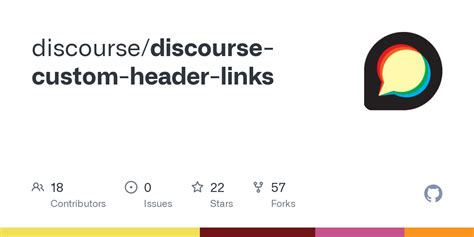 Github Discoursediscourse Custom Header Links