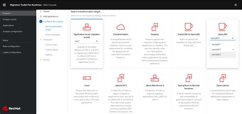 chapter 3 using the web console to analyze applications web console