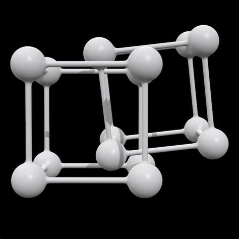 Premium Photo Molecule Grid Connection Structure