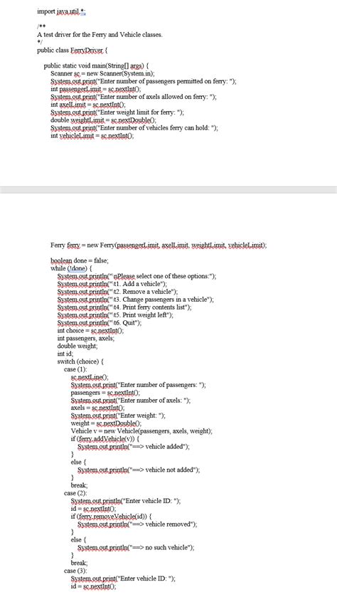Solved Please Program This Question In Java The Code Is On The