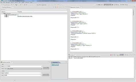 Interface Do Modo Deployment Da Aplicação 4diac 2019c Download