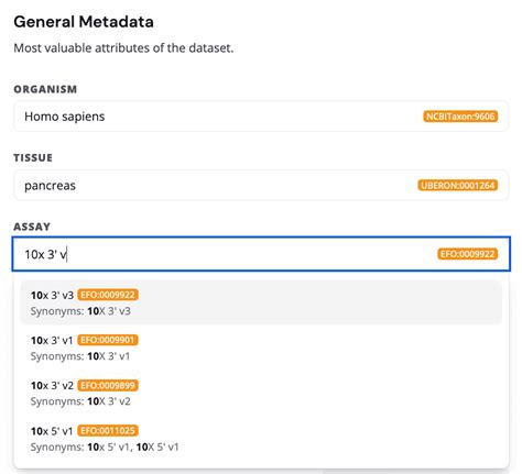 Entering Cell Annotation Metadata Cap