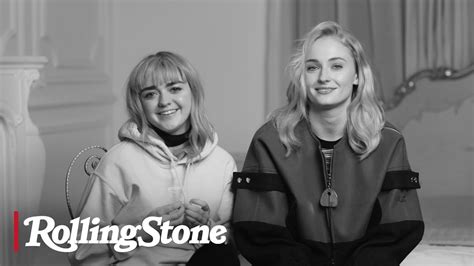 Maisie Williams And Sophie Turner