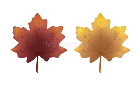 Feuille Brune Illustration De Vecteur Illustration Du Couleur