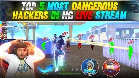 top 5 most dangerous hacker in nonstop gaming livestream😱 esports team