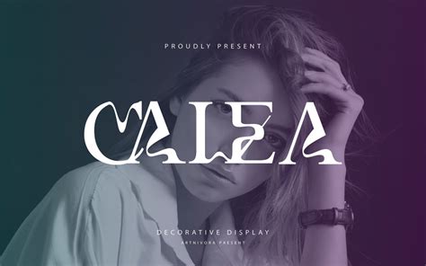 Calea Decorative Display Font TemplateMonster
