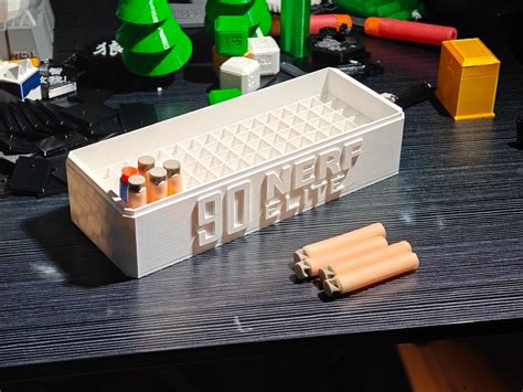 90 Nerf Elite Soft Bullet Storage Box By 腾云驾雾陈先森makerworld Download