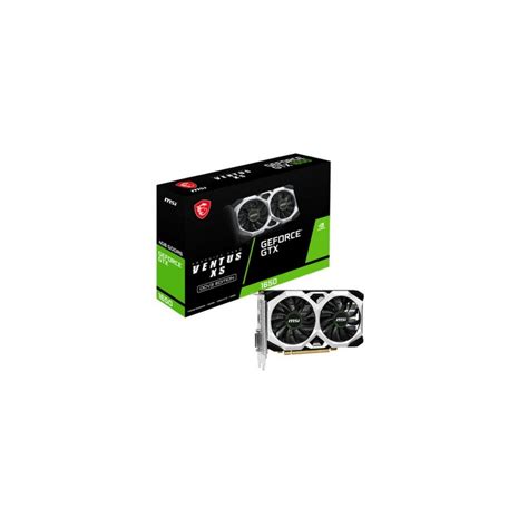 MSI GeForce GTX 1650 D6 VENTUS XS OCV3 Grafikkarte, GPU: GeForce GTX 1660