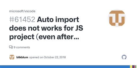 Auto Import Does Not Works For Js Project Even After Recent Fixes · Issue 61452 · Microsoft