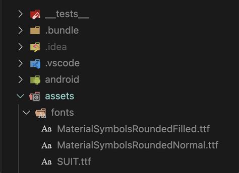 react native에서 material symbols 사용하기
