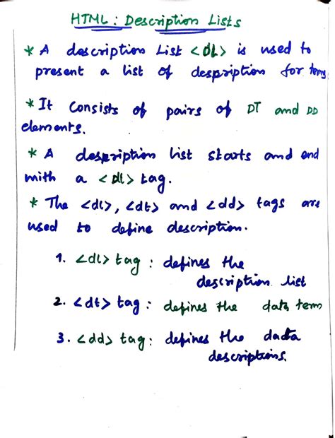 Sanjay Kumar On Linkedin Learningjourney Html Listconsept Desicriptionlist Webdevelopment