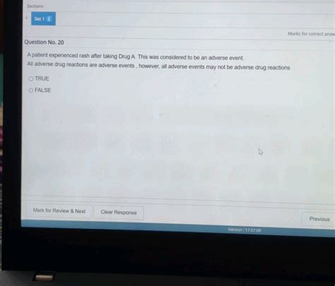 Sections Sec Marks For Correct Answ StudyX
