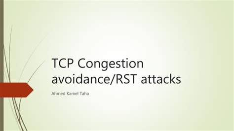 Transmission Control Protocol Tcp Pptx