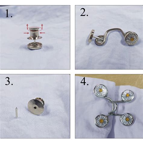Badu Bg Комплект дамски брошки Стягане на талията Брошки за жени Пола Панталони Дънки
