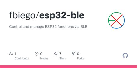 GitHub Fbiego Esp Ble Control And Manage ESP Functions Via BLE