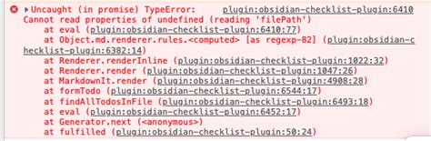 In Newest Obsidian Update Plugin Gets Into Infinite Error Loop And