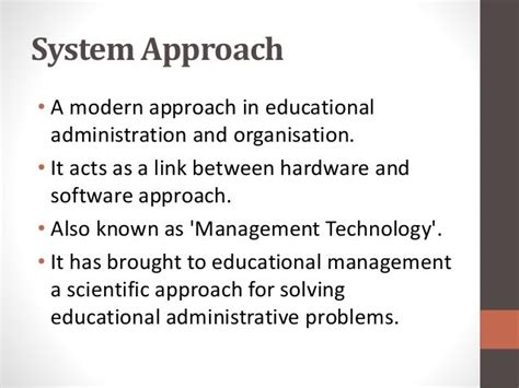 Approaches In Educational Technology