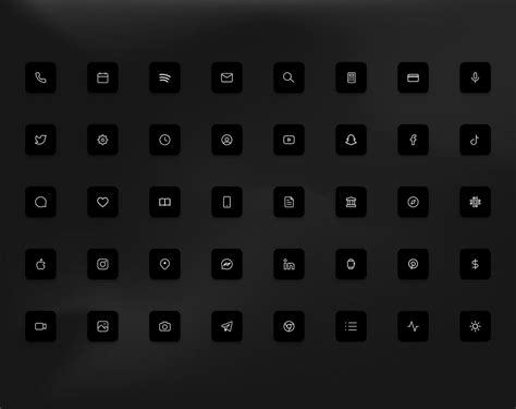 Ios 15 App Icons 75 Minimalist Dark Theme Icons Etsy Ios 15 App Icons 75 Minimalist Dark Theme Icons Etsy