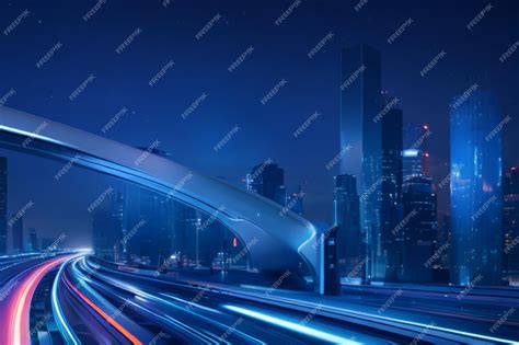 Premium Ai Image 3d Rendering Of Warp Speed In Hyper Loop With Blur