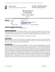 COSC 360 001 2016 Winter Term 2 Pdf Scott Fazackerley Not To Be Copied Used Or Revised