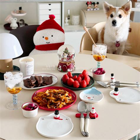 모던하우스 크리스마스 그릇들로 연말 홈파티 테이블세팅 네이버 블로그