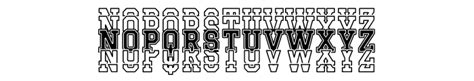 overlap font decorative display modern what font is