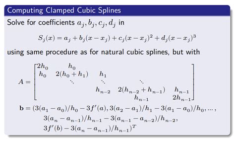 Numerical Analysis 数值分析Sec 三次样条插值法 知乎