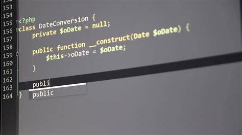 Typing PHP Code On Screen By Web Developer And Php Developer Shows Computer Screen With Source