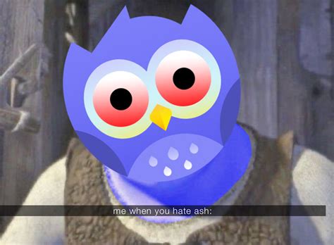 Me When You Hate Ash Ashmybae Memes