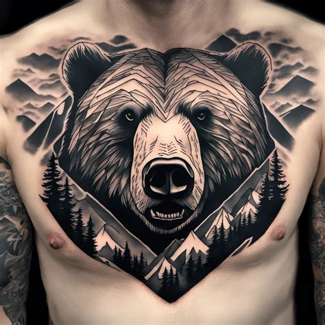98 Bear Tattoo Ideas Created With Ai Artaistry