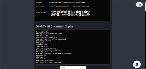 Adding Scroll To Top Feature By Gopal2021025 · Pull Request 95 · Eshantrivedi21git Cheatsheet