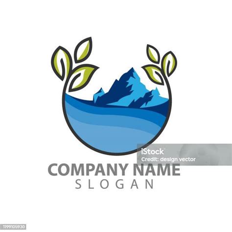 조경 로고 디자인 개념입니다 원에 트리와 추상 그림입니다 공원 테마 기호입니다 원예 사업을위한 아이콘 템플릿 로고에 대한 스톡 벡터 아트 및 기타 이미지 Istock