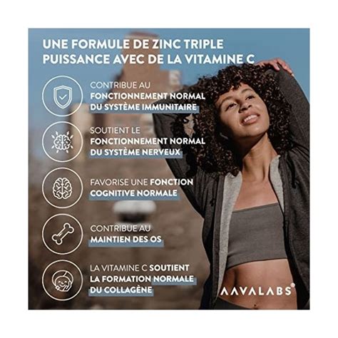 Triple Zinc Complement Alimentaire Aavalabs Haute Puissance 25mg P