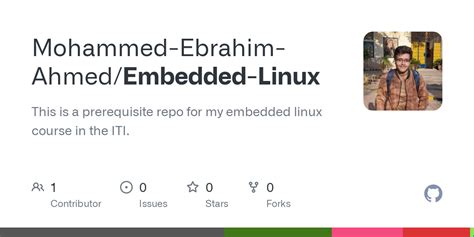 Github Mohammed Ebrahim Ahmedembedded Linux This Is A Prerequisite