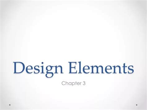 PPT Design Elements PowerPoint Presentation Free Download ID