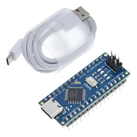 Placa Nano Atmega328 Ch340 Compativel Com Arduino V3 Usb C Mercadolivre