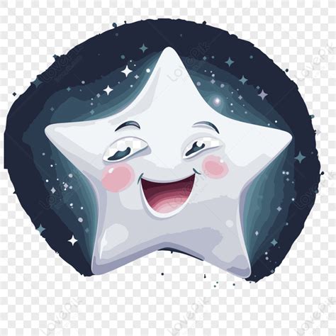 하얀 별만화상표클립 아트 Png 일러스트 무료 다운로드 Lovepik