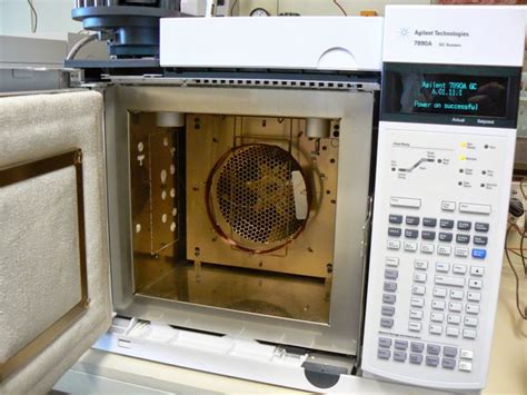 Figure 1 Inside Of A GC Apparatus With The Hollow Capillary Column Within The High Precision Oven