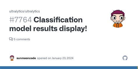 Classification Model Results Display · Issue 7764 · Ultralytics