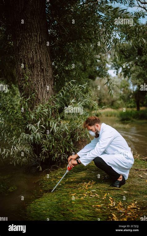 Scientist Examining Water Hi Res Stock Photography And Images Alamy