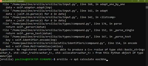 Bug Error Encountered Ersilia V Api Calculate Eos B E Issue Ersilia Os Ersilia