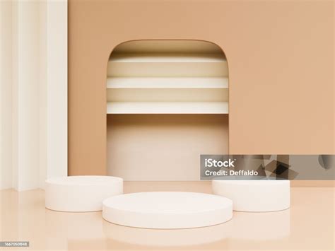 조명 받침대 무대 제품 디스플레이 배경 3d 그림 제품 배치 프레젠테이션을 위한 빈 디스플레이 장면 프레젠테이션이 있는 연단 스튜디오 쇼케이스 3차원 형태에 대한 스톡 사진