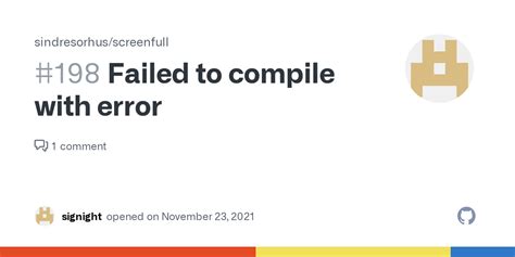 failed to compile with error · issue 198 · sindresorhus screenfull