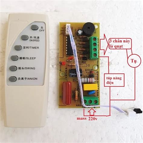 Bộ Mạch điều Khiển Quạt Từ Xa Diy Robotic Điện Tử Spider