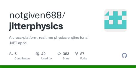 Github Notgiven Jitterphysics A Cross Platform Realtime Physics Engine For All Net Apps