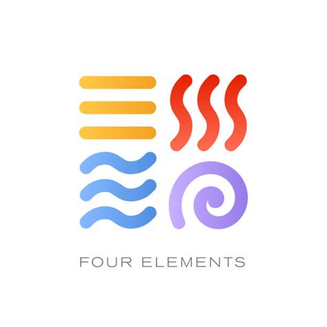 Infographic 4 Elements Circle Illustrations Royalty Free Vector